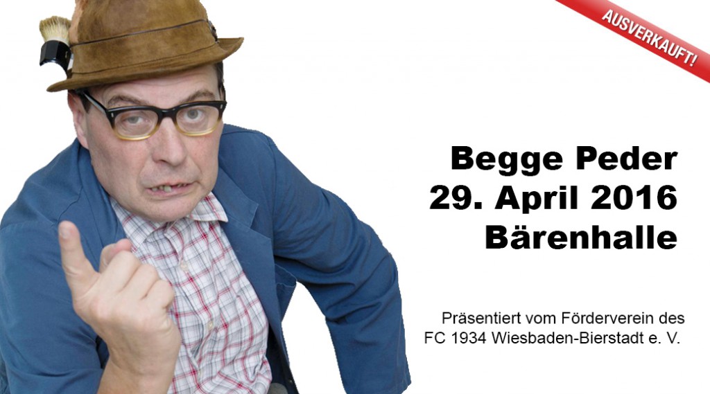 Begge Peder am 29. April in der Bärenhalle | FC 1934 Bierstadt